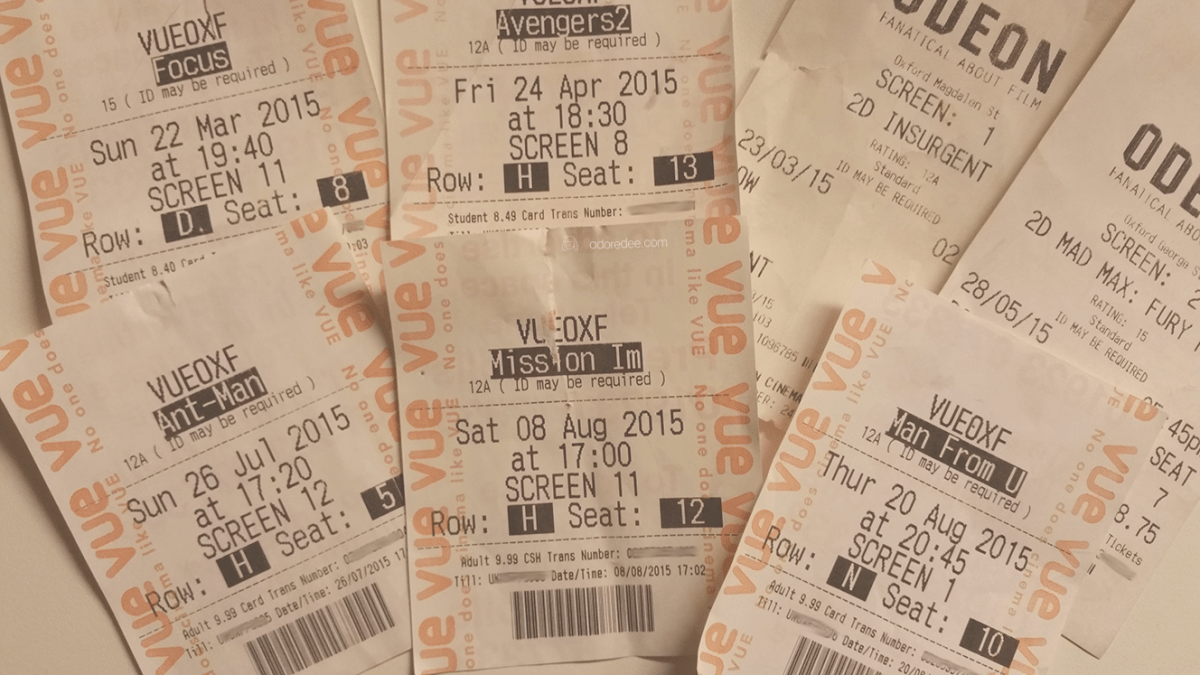 2015 Movie Stubs – adoredee
